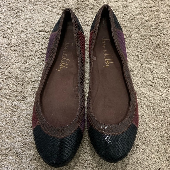 Sam & Libby | Shoes | Sam Libby Multi Color Flats | Poshmark